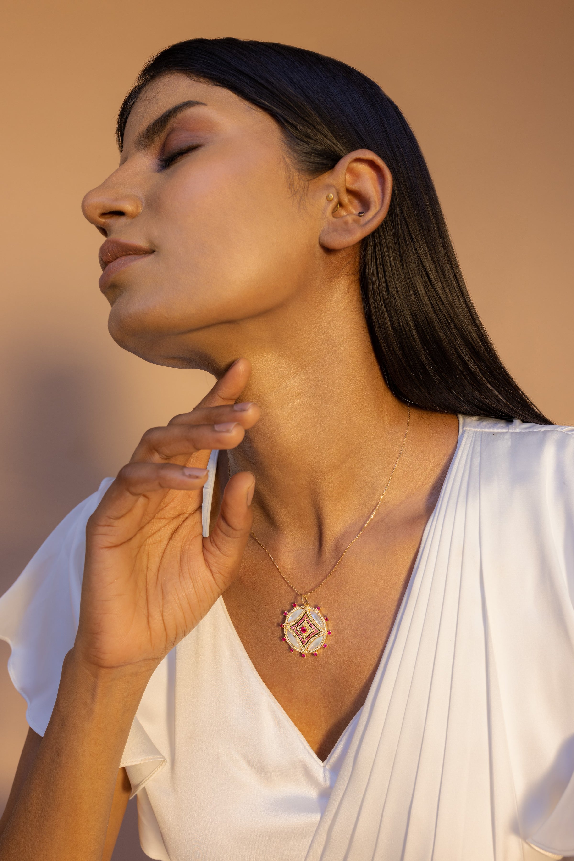 Mirage Pendant|Diamond Pendants|14k Diamond Jewellery